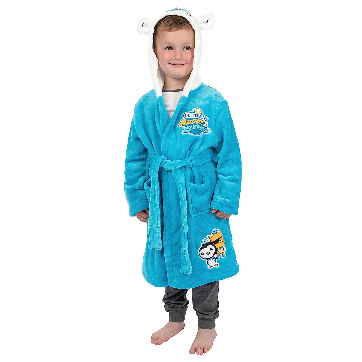 OCTONAUTS Boys Bathrobe | Captain Barnacle Toddler Bathrobe | Kids Robes | Boys' Bathrobes | Blue 6