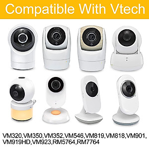 iTODOS Baby Monitor Floor Stand Holder Compatible with Vtech VM901/VM919/VM819/VM924/VM776/VM818 Baby Monitor,Keep Baby Away from Touching,Strong and Heavy Metal Materials,More Safety