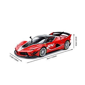 HTLNUZD Bburago 1/18 Alloy Racing Car for Ferrari FXX K EVO Static Refined Version Diecasts Metal Vehicles Simulation Car Model Collectible