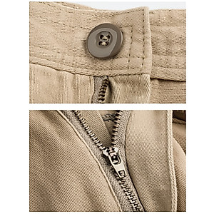 SEAFORM Womens Cotton Cargo Pants Military Combat Hiking Cargo Pants Outdoor Sports Camping Workwear Pants with Multi-Pockets