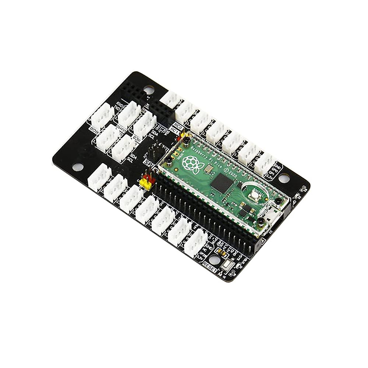 Treedix Compatible with Pi Pico Acrylic Case Development Board Transparent Protective Case Fixing Bracket