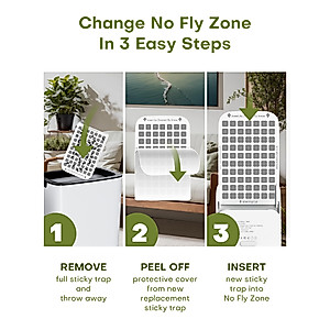 Kiwinurse Fruit Fly Traps for Indoors (2 Traps + 8 Glue Cards), Gnat Traps for House Indoor, Fly Traps Indoor for Home with Flying Insect Trap Refills