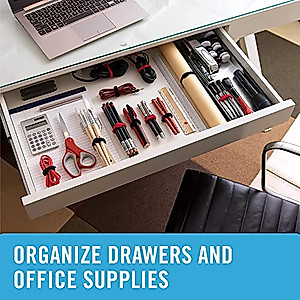 VELCRO Brand Heavy Duty Cable Ties Reusable | 60Pc Bulk Pack | 8 x 1/2" ONE-WRAP Straps, Black | Strong Wire Management | Cord Bundling for Home Office and Data Centers