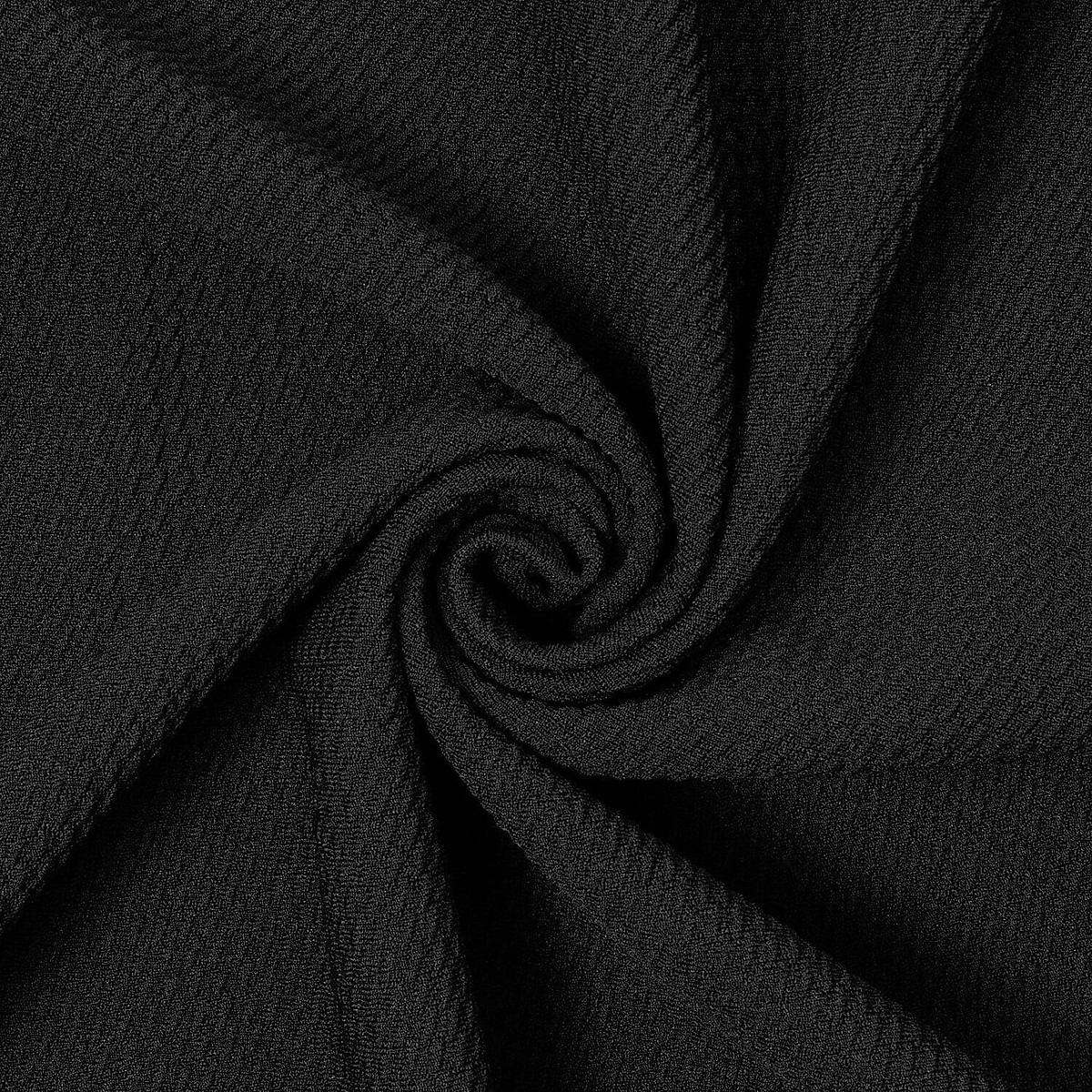 Liverpool Bullet Double Knit Polyester Spandex Stretch Moisture Wicking 59/60" Fabric by The Yard (Black)