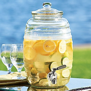 Beverage Dispenser Replacement Spigot,Oak Leaf Stainless Steel Spigot Polished Finished, Dispenser Replacement Faucet