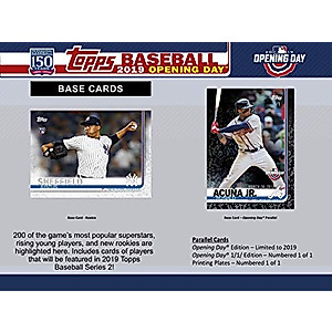 Topps 2019 Opening Day Baseball Retail Value Box