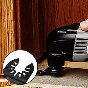 65 PCS Professional Wood/Bi-Metal Oscillating Saw Blades Universal Quick Release Multitool Tool Blade Set Compatible with Bosch, Craftsman, Fein, Ridgid and More