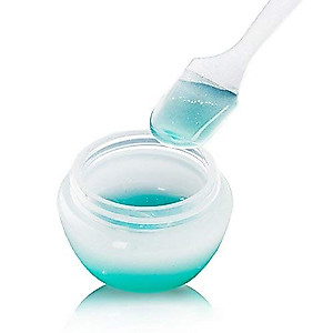 G2PLUS 100 PCS Disposable Makeup Frosted Tip Spatula, 3.2'' x 0.6'' Makeup spatula, Cosmetic Spatula for Mixing and Sampling, Facial Stick Applying the Mask, Clay mask, Peel Pask, Serum Polypropylene