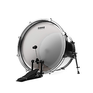 Evans EQ3 Frosted Bass Drum Head, 22 Inch