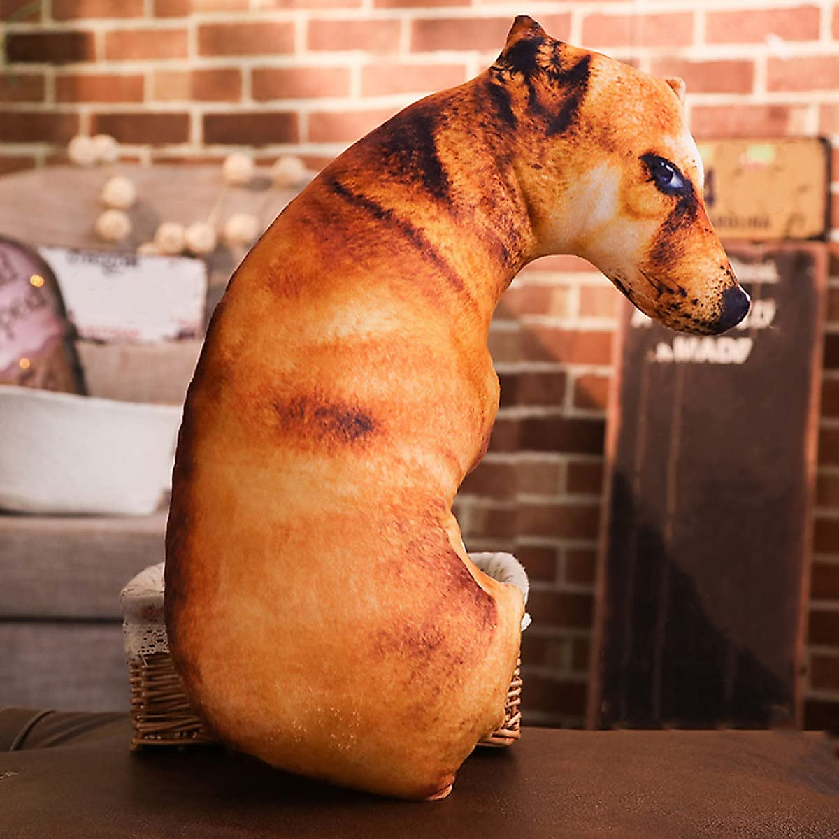 Toyvian Home Decor Home Decor Sunflower Decor Big Hugging Pillow Dog Plush Pillow Dog Hugging Pillow Dog Plush Pillow Large Dog Stuffed Animal Pillow Sunflower Decor Sunflower Decor