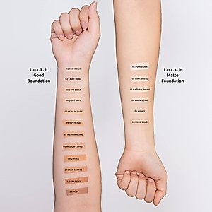 L.O.C.K. Color L.o.c.k. it Good Boundation 01 Fair Beige, B.B Cream + Foundation, Medium Coverage, Net. 1.05 fl.oz. / 30g,