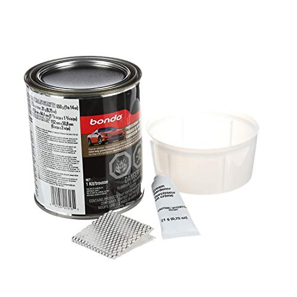 Bondo Professional Gold Body Repair Kit, Stage 3, Fixes Dents, Holes & Scratches - Has Superior Adhesion, 1 Kit