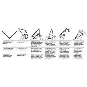 Ateco Large Parchment Triangle, 100-Pack