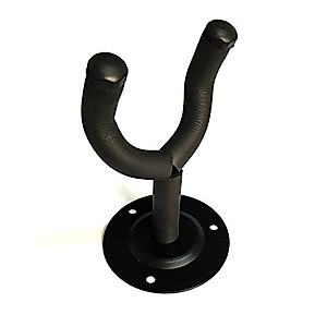 Wall Mounted Guitar Hanger Hook,Mandolin/Violin/Ukulele/Guitar Support Holder Stand Rack Round Base (2)