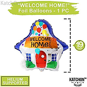 Welcome Home Balloons with House Shaped Balloons - Welcome Home Decorations | Welcome Home Party Decorations | House Warming Balloons | Welcome Home Balloons Decorations | Back To School Decorations