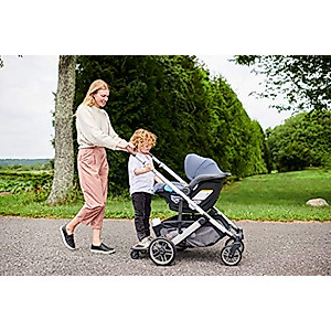 UPPAbaby Cruz V2 Stroller - Alice (Dusty Pink/Silver/Saddle Leather) + Piggyback for Cruz V2
