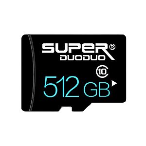 512GB Micro SD with Adapter High Speed 512GB TF Card Class 10 for Gopro Memory Card for Android Smartphone Digital Camera Tablet and Drone 512GB