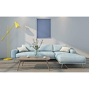 DexBoard 36 x 24 Inch Fabric Bulletin Board Message Memo Pin Board for Home Office School, Grey