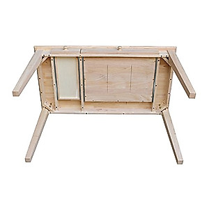 International Concepts Computer Desk with Flip Down Drawer