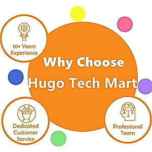 Hugo Tech Mart 15.6" FHD IPS Ultra Slim Laptop, Intel i3-1115G4, 4GB RAM, 128GB SSD, HDMI, Webcam, Fingerprint Reader, Super-Fast WiFi Up to 1300 Mbps, Win 11, Dale Grey (Renewed)
