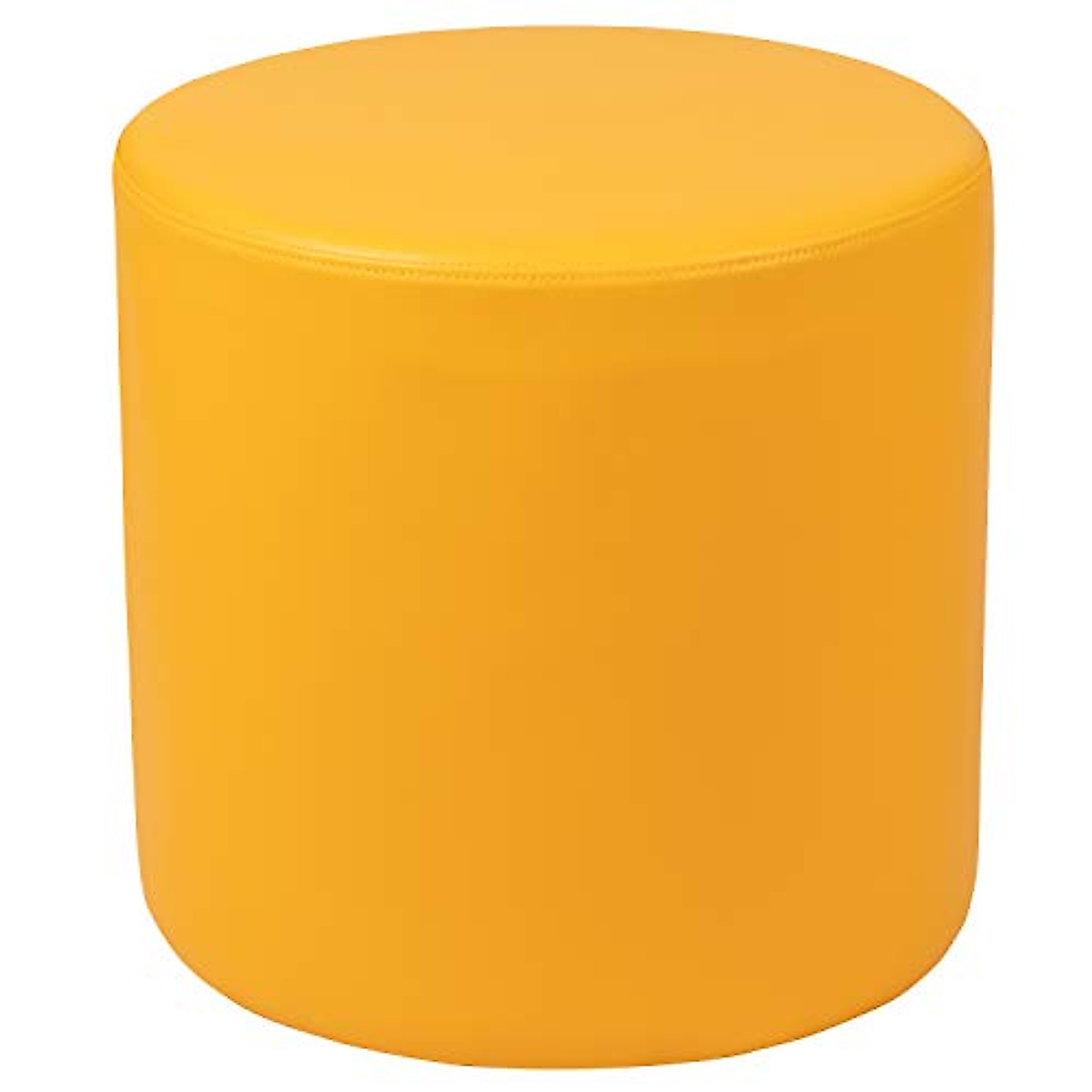 Flash Furniture Soft Seating Collaborative Circle for Classrooms and Common Spaces - 18" Seat Height (Yellow)