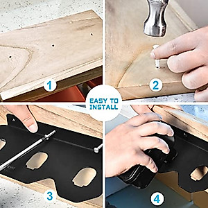 AccEncyc 2 Pack Battery Holder for Ryobi 18V Battery 3 Slot Battery Storage Holder Wall Mount Rack Compatible with Ryobi 18V Battery