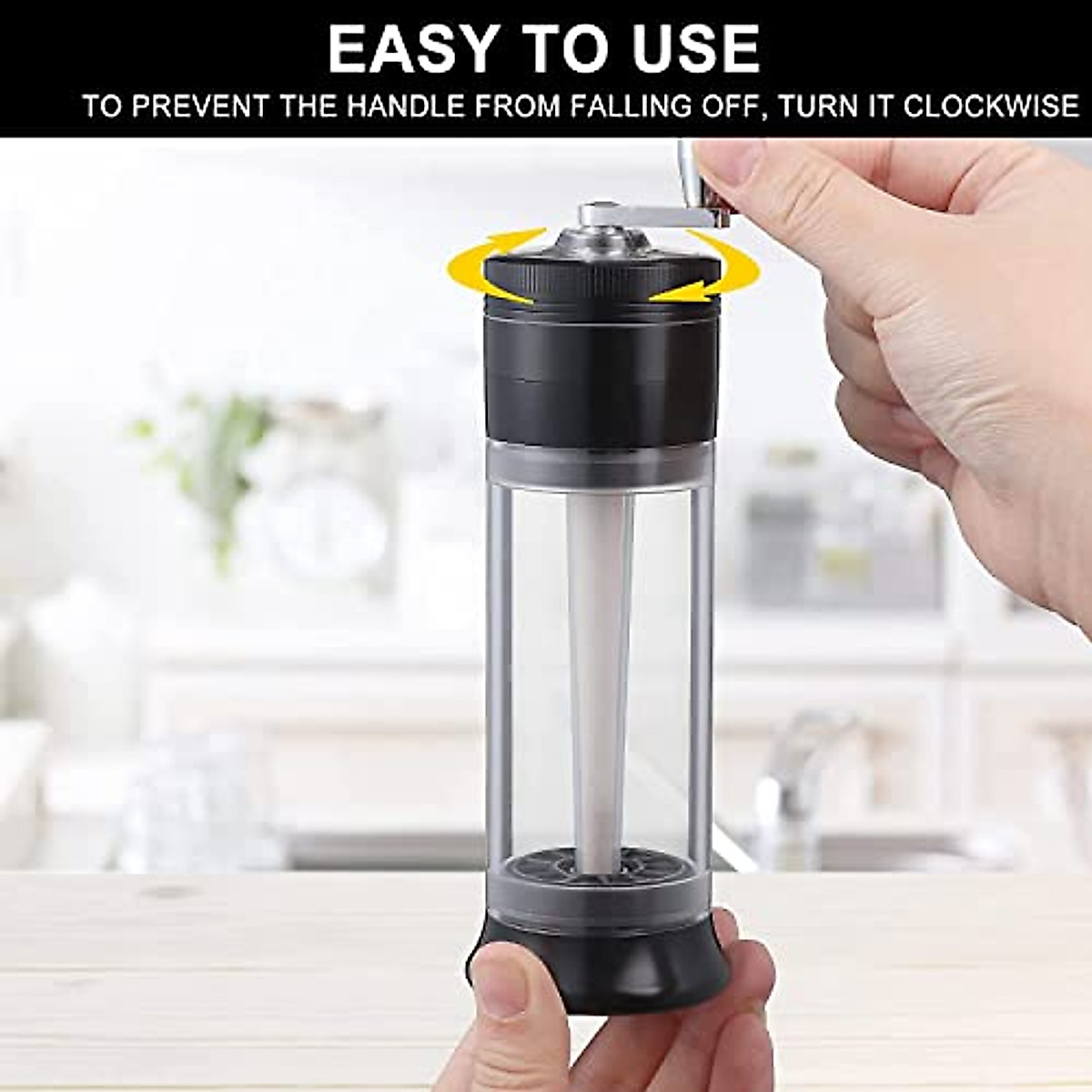 Herb Grinder 3-in-1 Hand Crank Spice Rolling Milling Loader Roller Filler Flower Buds Storage with Mangetic Liq Crusher Grinding