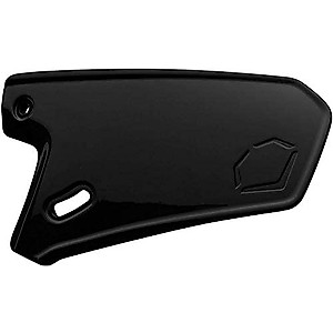 EvoShield XVT™ High Gloss Batting Helmet Face Shield - Black, Left Handed Hitter
