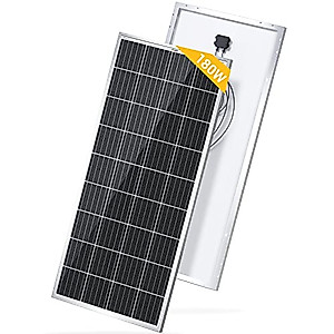 BougeRV 180 Watts Mono Solar Panel, 12 Volts Monocrystalline Solar Cell Charger High Efficiency Module for RV Marine Boat Off Grid