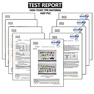 Turtle Toys,5 Inch Rubber Tortoise Turtle Sets(4 Pack),Great Safety Material TPR Super Stretchy,Can Hide in Shell,Sea Ocean Animal Bathtub Bath Pool Toy Party Favors Boys Kids