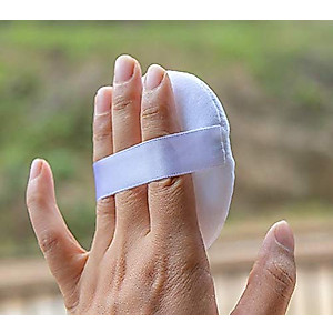 ericotry 1pcs Empty Portable Refillable Plastic Powder Puff Box Baby After-Bath Talcum Powder Container with Powder Puff and Sifter(Green)