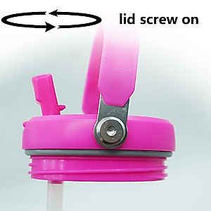 Dreamfocus 40 oz Leak Proof Handle Flip Straw Lid Replacement for Stanley 40 oz Quencher Tumbler, Not for 30 oz Cup