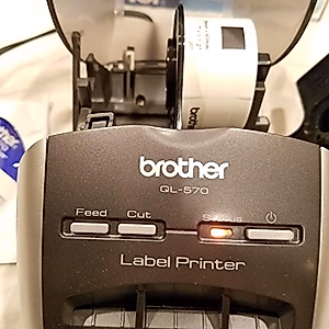 Brother QL-570 Thermal Label Printer Monochrome - Direct Thermal - 4.30 in/s Mono - 300 dpi - USB