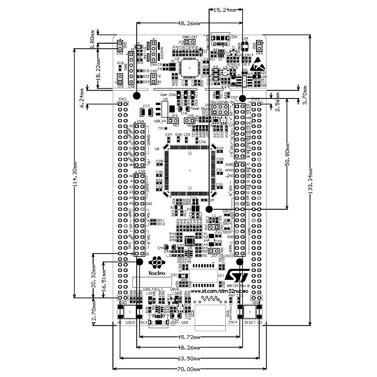 ZHANGYUNS Consumer Electronics NUCLEO-F767ZI, STM32 Nucleo-144 Development Board Consumer Electronics