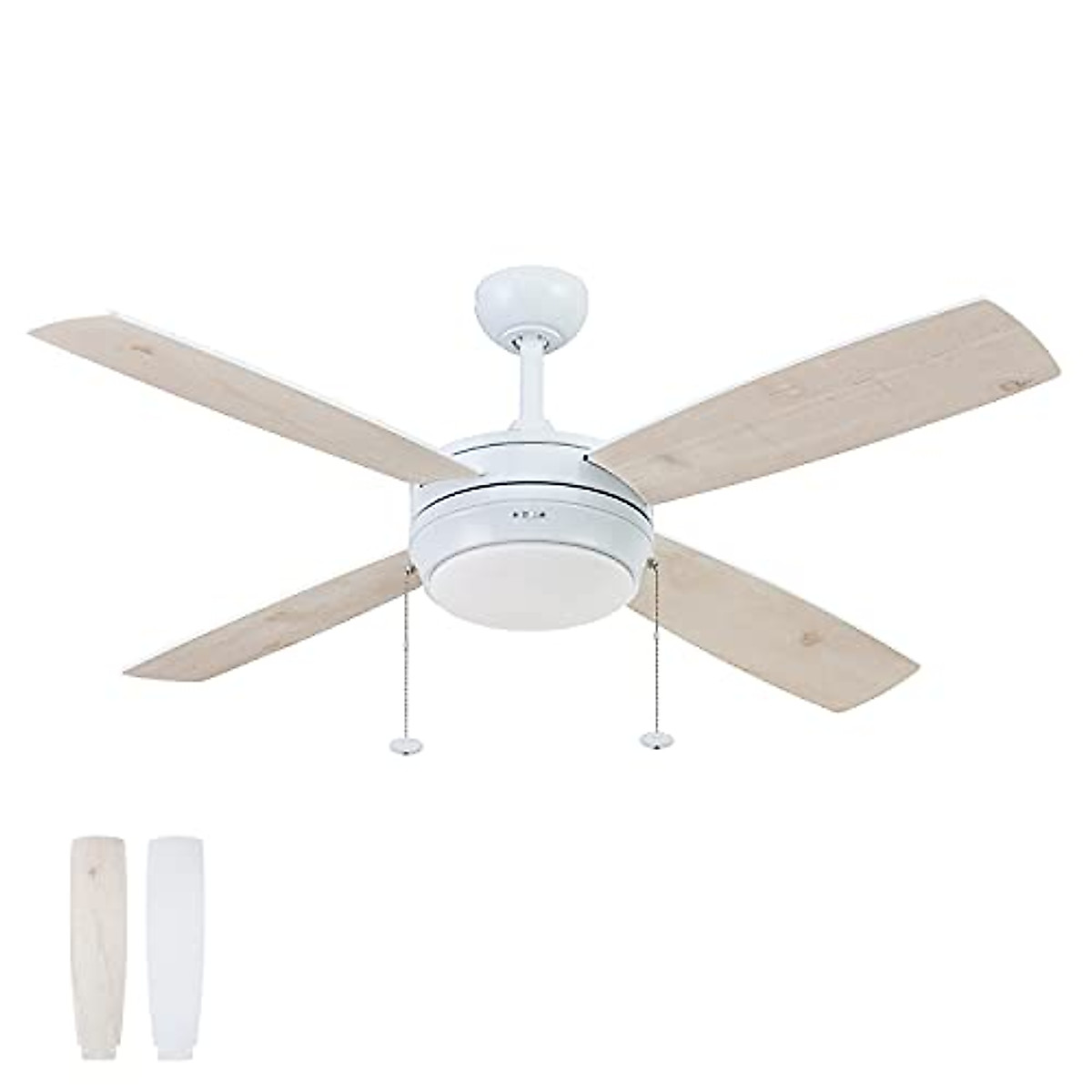 Prominence Home 51636-01 Kailani Ceiling Fan, 52, White