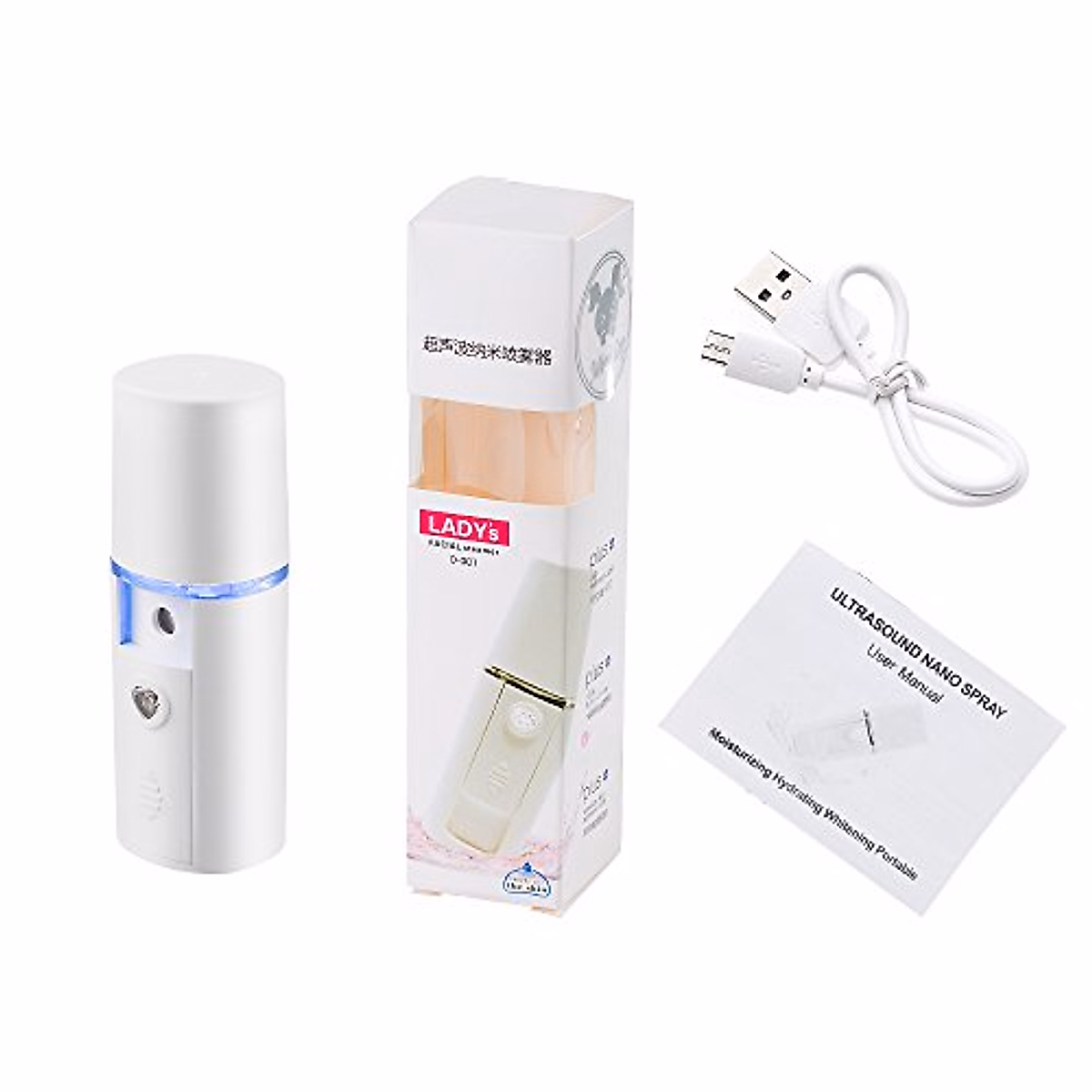 Nano Facial Mister Portable Mini Face Mist Handy Sprayer Automatic Eyelash Extensions Cool Facial Steamer