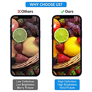 Mobkitfp for iPhone 12/12 Pro Screen Replacement 6.1 inch 3D Touch LCD Screen Display Digitizer Assembly with Repair Tools Kits + Waterproof Frame Adhesive Sticker + Screen Tempered Protector