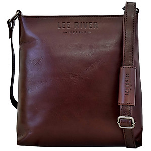 Lee River Goods Co - Celtic Leather Mary Crossbody Bag (Brown)