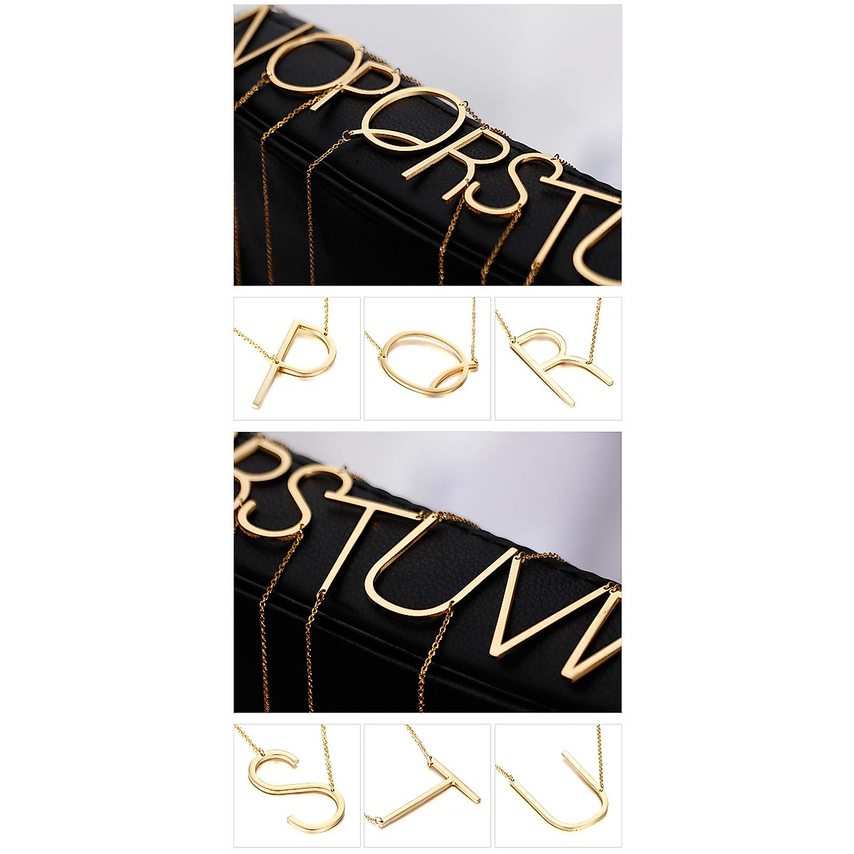 Memgift S Letter Necklace Personalized Initial Birthday Jewelry Gifts for Cousin Women Sister Daughter Wife Friend