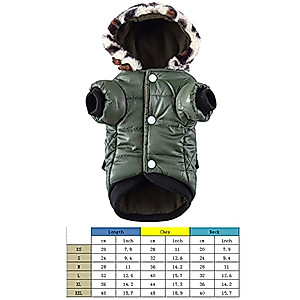 Pet Clothes for Small Dogs Girl Small Puppy Warm Winter Sweater Hoodie Doggy Cat Coat for Small Breed Chihuahua Pet Clothes for Medium Dogs Female