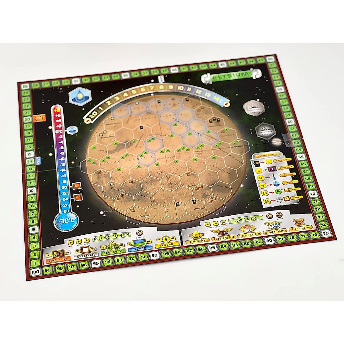 Terraforming Mars: Hellas Elysium - The Other Side of Mars Expansion by Stronghold Games, Strategy Board Game