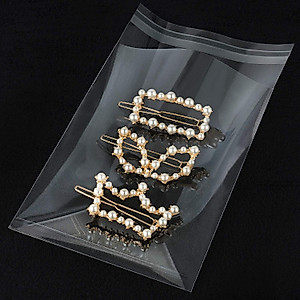 joybest 1000 Pcs - 4 x 6 Inch Clear Cello Cellophane Bags Self Sealing- 3.14 Mils Thick Cello Plastic Bag Fits 4 X 6 Prints, Photos, Cards & Envelopes