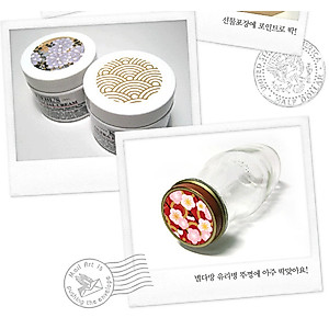 ALIMITOPIA Japan Style Sealing Sticker,Round Japanese Traditional Pattern Self-Adhesive Universal Sealing Paster Gift Packing Decorative Labels Envelope Seals(10 Sheets,90pcs)