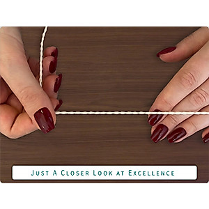 Cotton Farm Cooking Twine, 500 Feet String, 0.1 Inch (2mm) Thickness, Twisted (Extra Strong), 100% Unbleached Cotton - Butchers Choice for Cooking