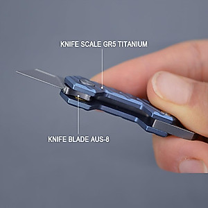 Factory Price EDC Keychain Stainless Steel Utility Mini Knife Customized Foldable Pocket Knife for Multiple Cutting Tasks