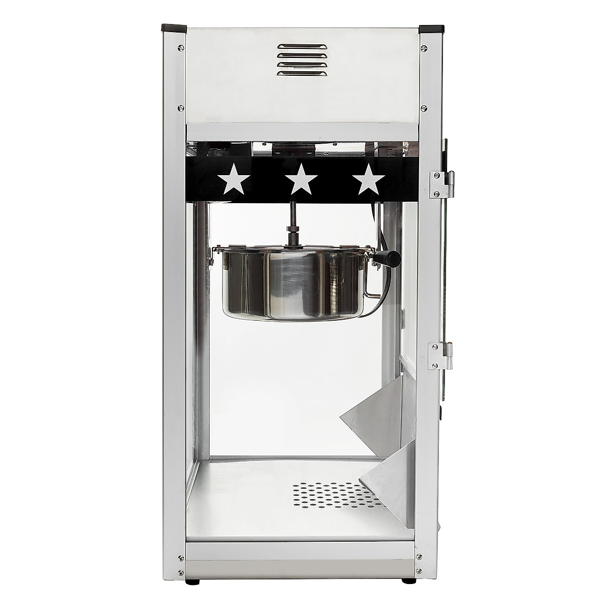 Olde Midway Commercial Popcorn Machine Maker Popper with Large 12-Ounce Kettle - Black