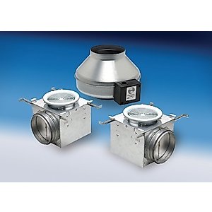 Fantech PB370-2 Uses 6 Duct ÃEÂE 370 CFM* Dual Grille Bath Fan by Fantech