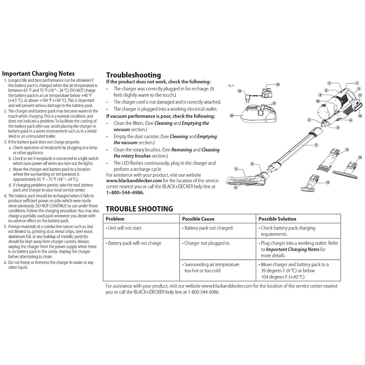BLACK+DECKER Powerseries Extreme Cordless Stick Vacuum Cleaner for Pets, Purple (BSV2020P)