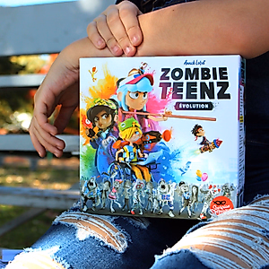 Zombie Teenz Evolution | Sequel to The #1 Kids Game on BoardGameGeek | Cooperative Game for Kids and Families | Ages 8+ | 2 to 4 Players | 15 Minutes