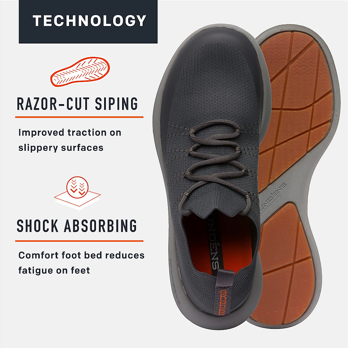 Grundens Men’s SeaKnit Boat Shoe | Lace-Up, Water-Resistant, Anchor, M 12